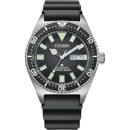 Citizen Automatikuhr »Promaster Mechanical Diver« Armbanduhr, Herrenuhr, Damenuhr, Taucheruhr, bis 20 bar wasserdicht schwarz-schwarz Tolle...