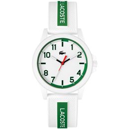 Lacoste Quarzuhr &raquo;RIDER&laquo; Armbanduhr, Kinderuhr, M&auml;dchen, Jungen, Geschenkidee, Schulanfang wei&szlig;-gr&uuml;n Trendige Armbanduhr f&uuml;r Jungen & M&auml;dchen
