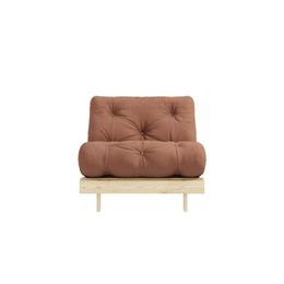 Karup Design Daybett »Daybett Roots Schlafsofa – Gästebett & Sofa aus FSC -Kiefer« Inkl. Futonmatratze, in mehreren Größen & Farben erhältlich Clay...