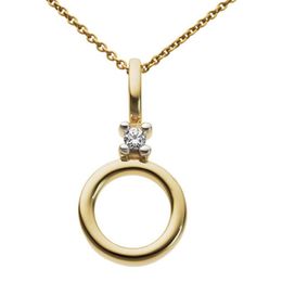 Firetti Kettenanhänger »Schmuck Geschenk Gold 333 Halsschmuck Anhänger für Halskette« () mit Brillant gelbgoldfarben-weißgoldfarben +...