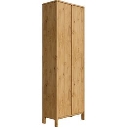 Home Affaire Garderobenschrank &raquo;Luven&laquo; FSC -zertifiziertes Massivholz, H&ouml;he 192 cm beige Massivholz