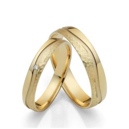 Firetti Trauring »Schmuck Geschenk Gold 750 Hochzeit Ehering "LIEBE"« Made in Germany, wahlweise mit oder ohne Brillant gelbgoldfarben 62 Eleganter...