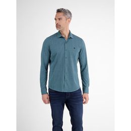 Lerros Langarmhemd »Jersey Herrenhemd« FJORD BLUE 3XL - Normal- und Kurzgrößen Normal- und Kurzgrößen 3XL REGULAR FIT (normale Passform)