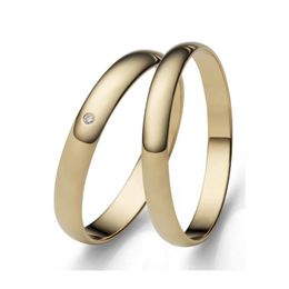 Firetti Trauring »Schmuck Geschenk Gold 375 Hochzeit Ehering "LIEBE"« Made in Germany, wahlweise mit oder ohne Brillant gelbgoldfarben 64 Eleganter...