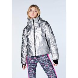 Chiemsee Steppjacke Silver Metalic M (38) M (38) Chiemsee Damen Outdoor Blouson im Metallic-Look