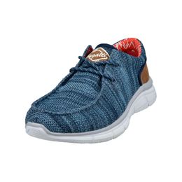 Bugatti Sneaker &raquo;Sneaker Textil&laquo; Blau/Braun 46 46 Verschluss: Schn&uuml;rung