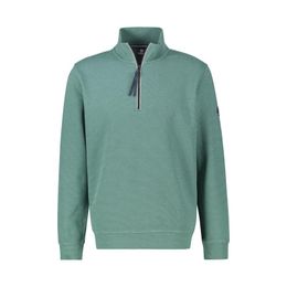 Lerros Sweatshirt »Sweattroyer in Übergrössen« FJORD BLUE 5XL 5XL Hoher Reißverschlusskragen