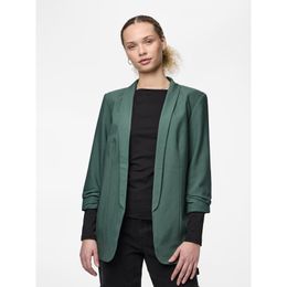 Pieces Blusenblazer »PCBOSELLA 3/4 BLAZER NOOS« mit Faltendetail am Ärmel Trekking Green S S Damen-Blazer von Pieces