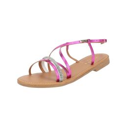 Scapa Riemchensandale »Sandalen Lederimitat« Fuchsia 41 41 Verschluss: Schließe