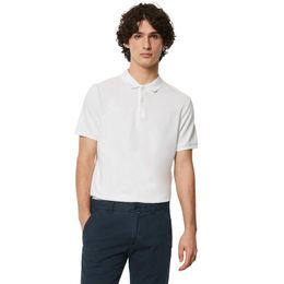 Marc O'Polo MARC O'POLO Poloshirt im klassischen Look weiß S S Kurzarm-Design, ideal für warme Tage oder als Layering-Basis in kühleren Monaten