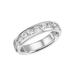 Firetti Fingerring »Schmuck Geschenk Silber 925 Silberring Ring Memoire-Optik glitzernd« mit Zirkonia (synth.) silberfarben-kristallweiß 54...