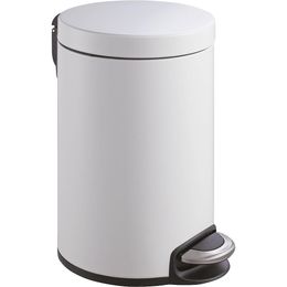 Tretabfallsammler mit Metall-Inneneimer, Volumen 20 l, weiß kaiserkraft