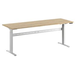 Arbeitstisch, elektrisch höhenverstellbar - Tragkraft 300 kg, Höhe 740 - 1195 mm, Multiplexplatte, BxT 2000 x 700 mm kaiserkraft