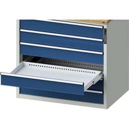 ANKE Schubladenschrank, elektronisches PIN-Schloss, 6 Schubladen, HxBxT 1020 x 1060 x 685 mm, blau