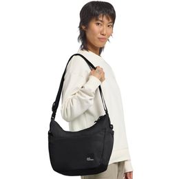 Schultertasche Jack Wolfskin "PARAISO", Gr. onesize, schwarz, Polyester, Taschen