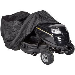 Rasentraktor-Schutzhülle ALPINA-GARDEN, schwarz, B:60cm H:115cm L:180cm, Nylon, Planen, BxLxH: 60x180x115 cm