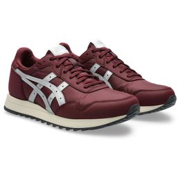Sneaker asics SPORTSTYLE "TIGER RUNNER II", Damen, Gr. 44,5, silber (port royal, pure silber), Synthetik, Schuhe Sneaker