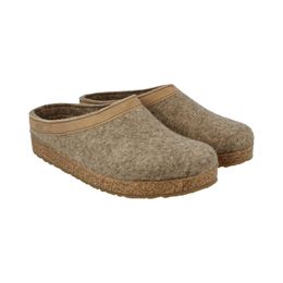 Haflinger Hausschuh Grizzly Torben Torf (Gr&ouml;&szlig;e: 40)