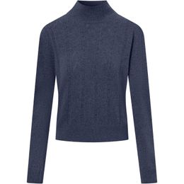 FELICITAS Stehkragenpullover Pansy Marine (Gr&ouml;&szlig;e: XL)