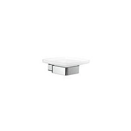 Emco Loft Seifenhalter 053000100 chrom, Kristallglas satiniert, Wandmodell