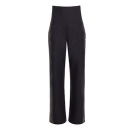 Culotte WINSHAPE "Functional Comfort CUL601C", Damen, Gr. L, Normalgr&ouml;&szlig;en, schwarz, 85% Polyester, 15% Elasthan, Hosen Yogahose Yogawear, High Waist mit praktischen Taschen