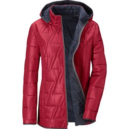 CR&Eacute;ATION L Damen Wendejacke mit Kapuze, abzippbar kirsche Gr&ouml;&szlig;e 52