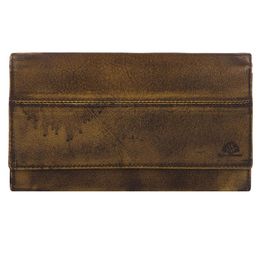 Green Burry Greenburry Wallet 'Destressed' female Yellow size One Size