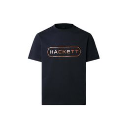 Hackett London T-Shirt 'Essential' Herren Gr&ouml;&szlig;e XXL marine / orange