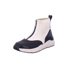 Tamaris Stiefelette Damen Größe 37 creme / schwarz Winterschuhe