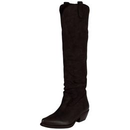 Felmini Wide Fit Cowboy Boots 'El Paso W041' female Black size 42