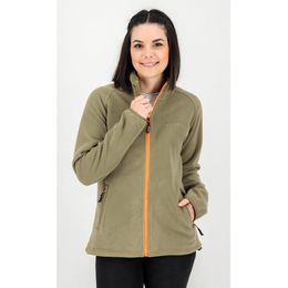 Deproc Fleece Jacket 'WAWA BAY' female Green size XXL/3XL