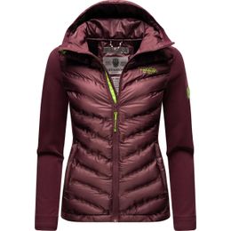Navahoo Damen Outdoorjacke "Nimm Mich Mit", lila, Gr. M, Obermaterial: 100% Polyester; Obermaterial Ärmel: 68% Viskose, 27% Polyamid, 5% Elasthan;