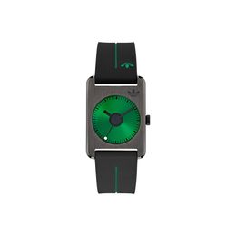 adidas originals Uhr 'RETRO POP ONE' Damen Gr&ouml;&szlig;e One Size gr&uuml;n / schwarz