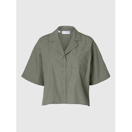 Selected Bluse Damen Gr&ouml;&szlig;e M khaki