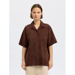 Selected Bluse Damen Gr&ouml;&szlig;e L braun