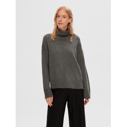 Selected Pullover Damen Gr&ouml;&szlig;e M grau / dunkelgrau