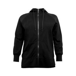 sheego Sweatjacke Damen Gr&ouml;&szlig;e XXL schwarz