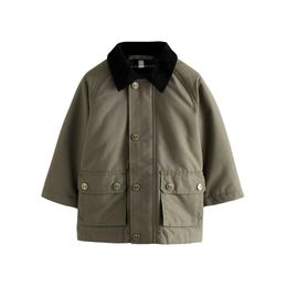 next Mantel Jungen Gr&ouml;&szlig;e 74 khaki / schwarz