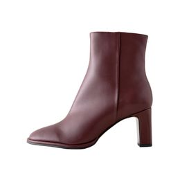 next Ankle Boots Damen Gr&ouml;&szlig;e 35.5 burgunder Winterschuhe
