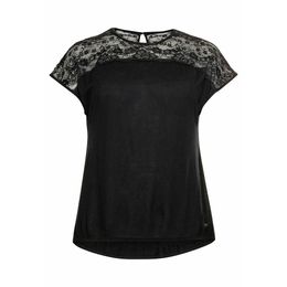 sheego Bluse Damen Gr&ouml;&szlig;e 4XL/5XL schwarz