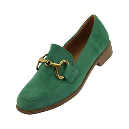 Palado Slipper 'Nyliss' Damen Gr&ouml;&szlig;e 39 gold / gr&uuml;n