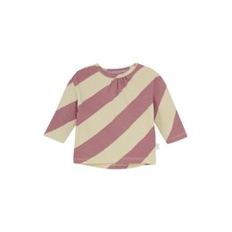 Noppies Langarmshirt Talladega in Stripe Pattern Pink | Gr.: 80