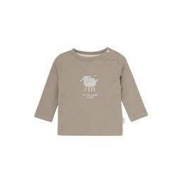 Noppies Longsleeve in Hellbraun/ Grau | Gr.: 68