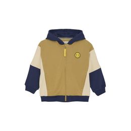 Noppies Sweatjacke in Hellbraun/ Beige/ Dunkelblau | Gr.: 92