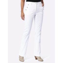 Sieh an! Bootcut-Jeans in ecru | Gr.: 48
