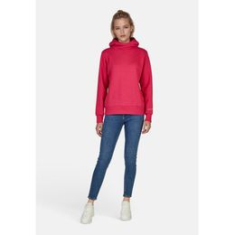 Salzhaut Hoodie VISIT in Beetroot | Gr.: S