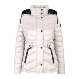 Gil Bret Steppjacke mit abnehmbarer Kapuze in Grau Beige | Gr.: 42