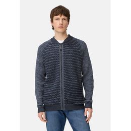 Camel Active Strickjacke im Bomberstil in Tintenblau | Gr.: M