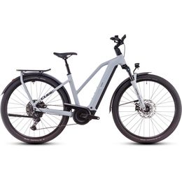 Cube Kathmandu Hybrid EX 800 | Gr. 58 cm | Aluminium E-Trekkingbike Grau