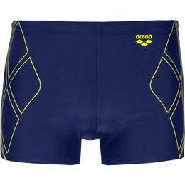 arena Graphic Badehose Herren - blau - Gr. 8 - Polyamid/Elastan